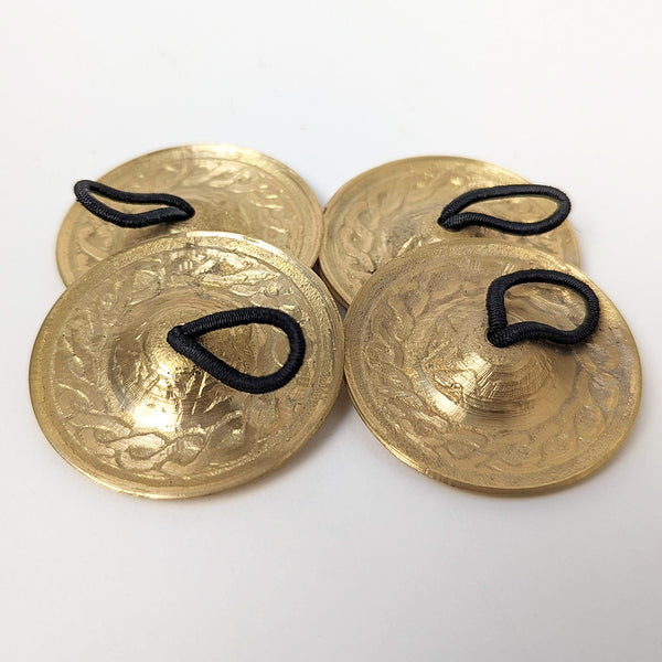 4 Pcs/2 Pairs Professional Belly Dancing Brass Finger Zills, Finger Cy ...