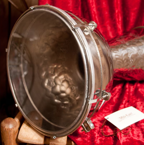 Metal Doumbek with Synthetic Head 10-by-15-Inch - Darbukaplanet