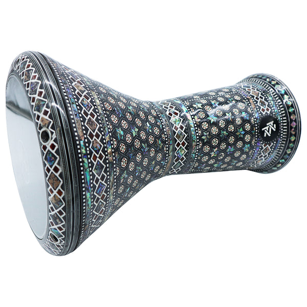 17.5'' Black Fort New Generation - Zaza Percussion Darbuka Doumbek ...