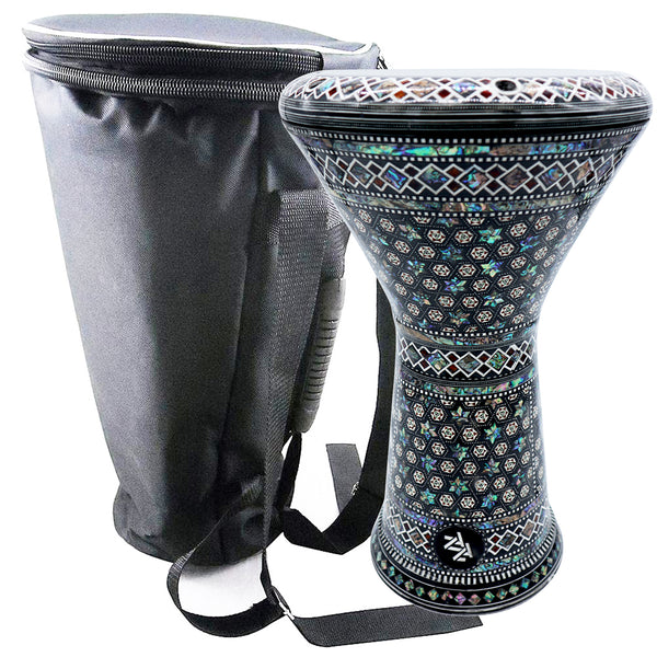 17.5'' Black Fort New Generation - Zaza Percussion Darbuka Doumbek ...