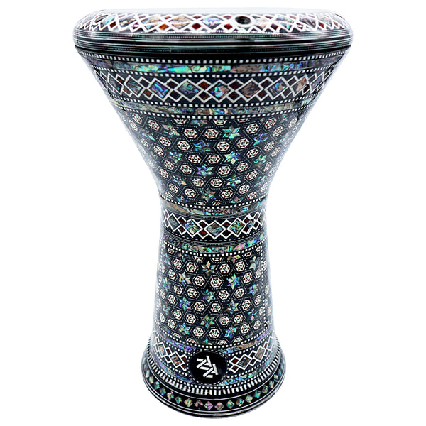 17.5'' Black Fort New Generation - Zaza Percussion Darbuka Doumbek ...