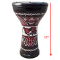 Doumbek Darbuka Skin Head SKYNDEEP 'Fish Skin' Graphic 8-5/8 ...